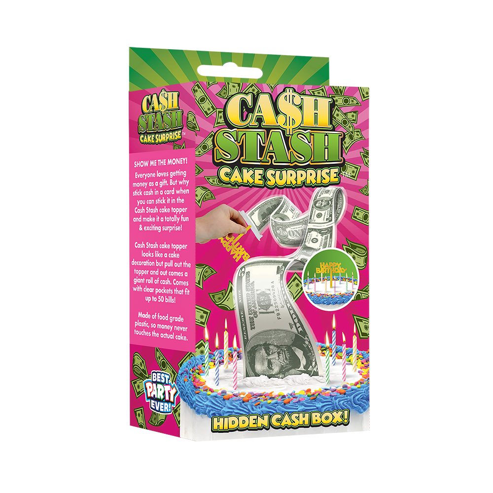 Cash Stash Money Cake Kit - Funny Surprise Gift– Best Party Ever!