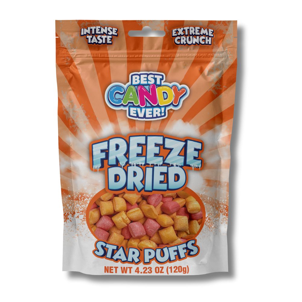 Freeze Dried Candy Star Puffs– Best Party Ever!